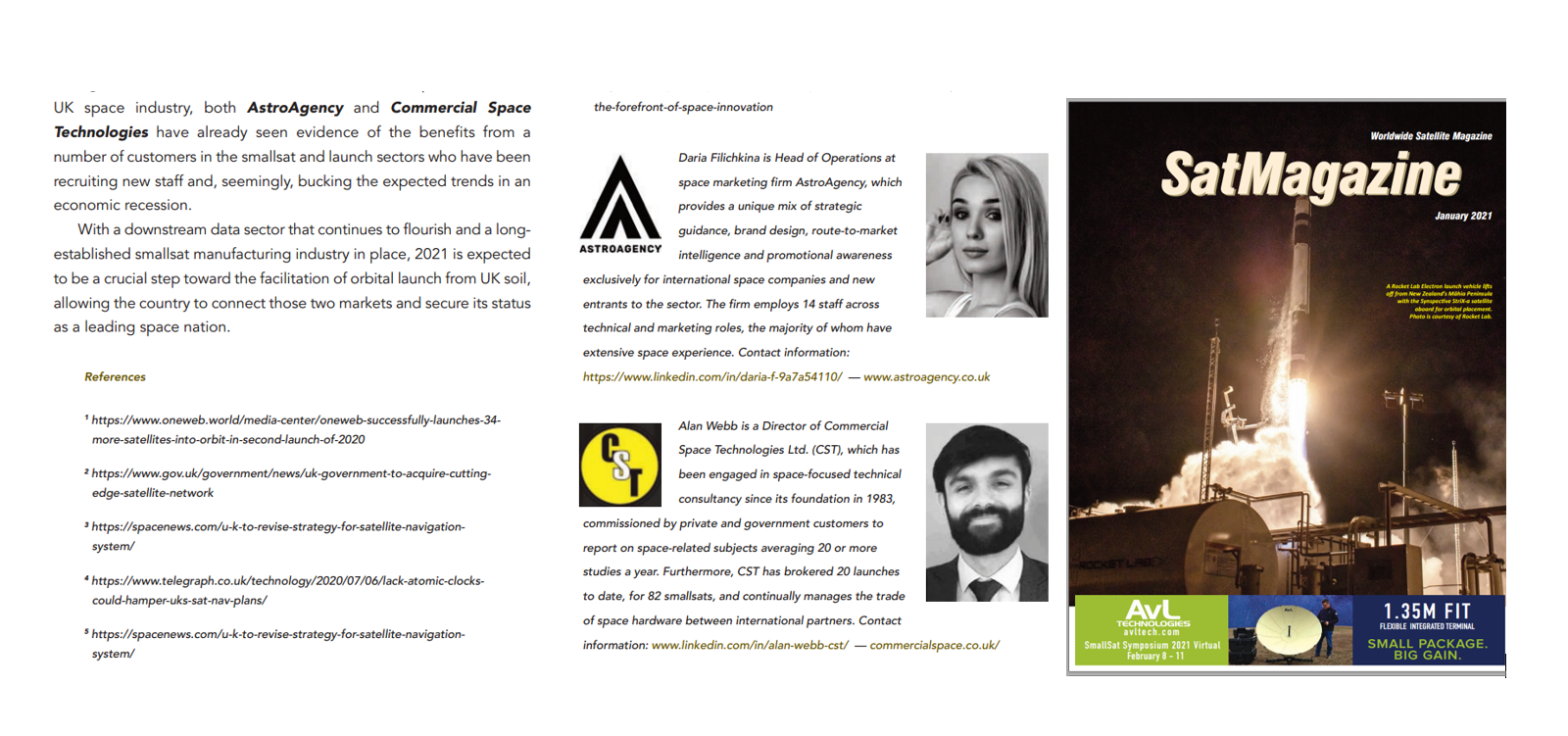 SatMagazine: Prepare for Launch... A UK Space Sector Overview - CST ...